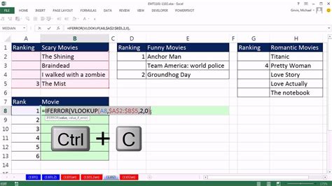 excel magic trick 1102 vlookup with three different tables to rank