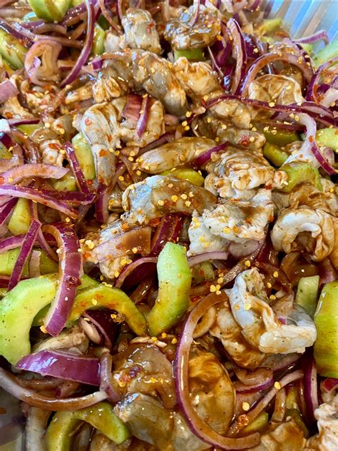 Aguachile Negro Platter Mariscos Tone Camarón