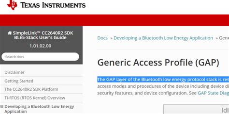 공유 Generic Access Profile Gap 네이버 블로그