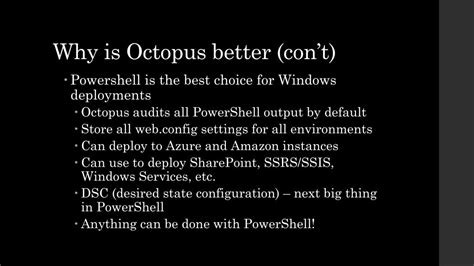 Ppt Automating Deployments With Octopus Deploy Powerpoint Presentation Id6058855