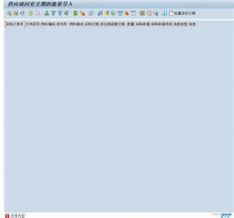 Sap导入excel失败sap导入excel报错 Csdn博客