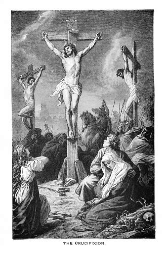 Jesus Christ Crucified Between Two Thieves Bible Theology Christianity