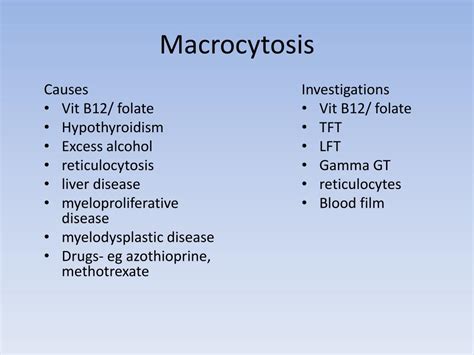 Ppt Haematology Investigation Of Anaemia Powerpoint Presentation Free Download Id 864396