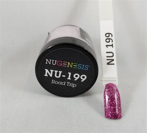 Nugenesis Nail Color Dip Dipping Powder 15ozjar Nu199 Road Trip