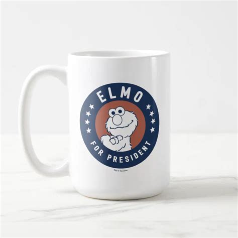 Vintage Elmo For President Badge Coffee Mug Zazzle