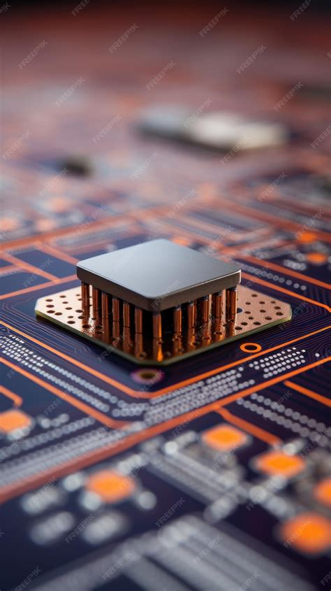 Premium Photo A Microchip For A Computer Data Protection Chip Microcircuits And Processors On