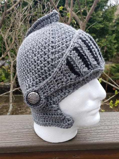 Crochet Knight Helmet Pattern