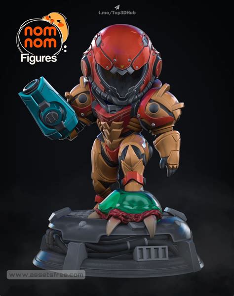 Chibi Samus Metroid Free High Quality Models
