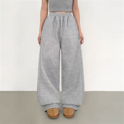 조이조이 기모🌡2way 주드렉스 사이드 핀턱 무지 스트링 비조 폴딩 스냅단추 밴딩 트레이닝 팬츠