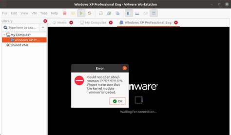 우분투에 vmware 설치 could not open dev vmmon 오류
