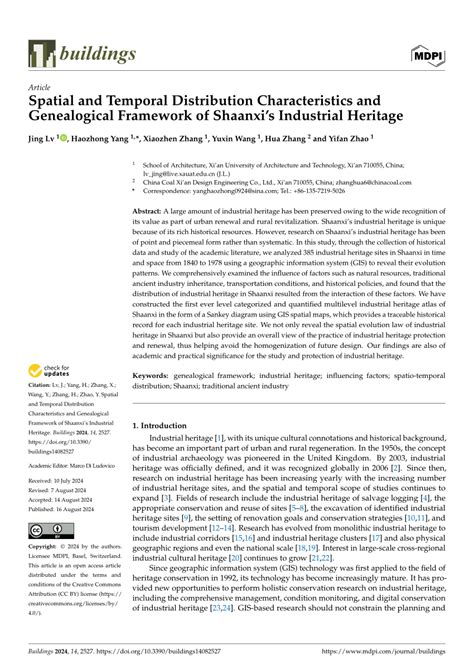 Pdf Spatial And Temporal Distribution Characteristics And Genealogical Framework Of Shaanxis