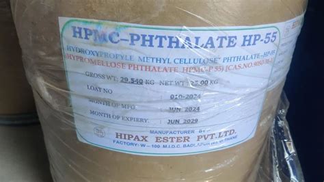 Hpmc Phthalate Hp 55 25kg At ₹ 1550kg In Hyderabad Id 2854756546548