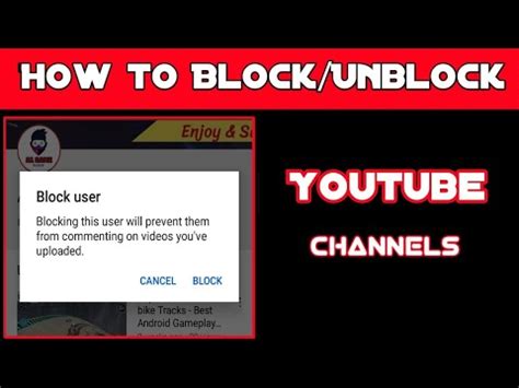 How To Block Unblock Youtube Channels YouTube