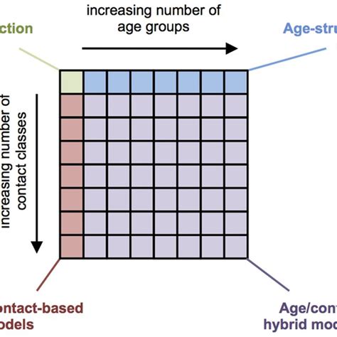 Schematic Of Model Framework By Dividing The Population Into Different
