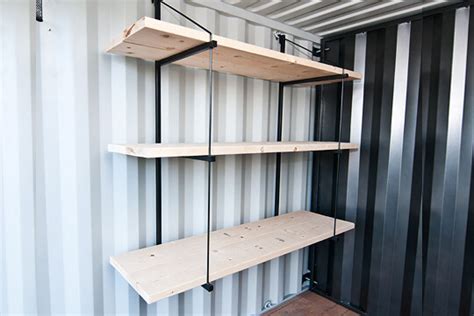 Shop 3 Tier Shelving Brackets For Storage Containers Coast Containers Shop Container Parts