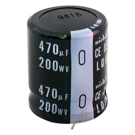 470 µf 200v Electrolytic Capacitor Surplus Sales Of Nebraska
