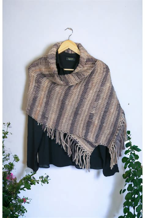 Knittingbirdshop Tunus İşi Şal Yumuşak Yün Akrilik Karışımı El İşi El Yapımı Fiyatı Yorumları
