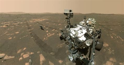 나사 화성 탐사 차량 퍼서비어런스 셀카 찍었다