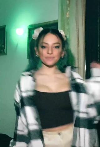 Sweet Valentiina Shows Cleavage In Cute Black Crop Top And Bouncing Boobs Sexyfilter Com