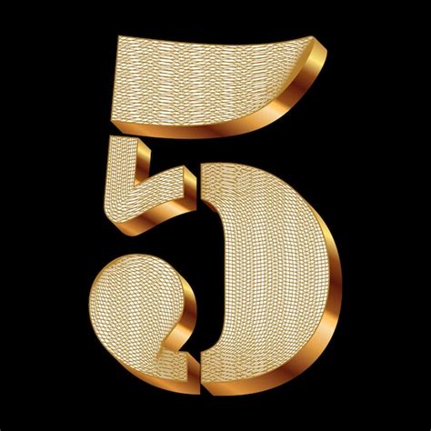 Premium Vector 5 Numeric Vector Guilloches Design Used T Cheque Money