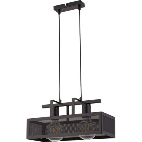 Sigma Albert 32175 Lámpara Colgante Negra 80 Cm