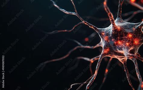 Ai Neural Network Visualized As Flowing Streams Of Data Interconnected