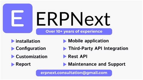 Provide Erpnext Installation Customization And Script Report Services By Iphoneipad Fiverr