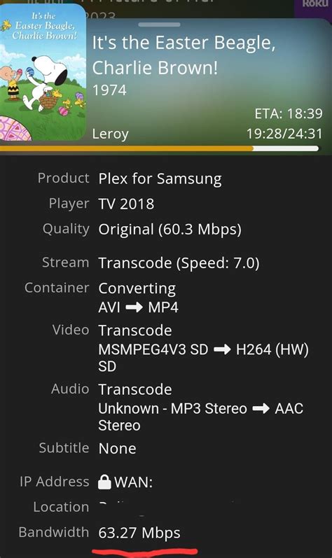 Transcoding 372 Kbs Source To 6327 Mbs Remote Stream False Bandwidth Estimate Rplex