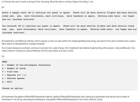 solved 8 12 1 program authoring assistant java