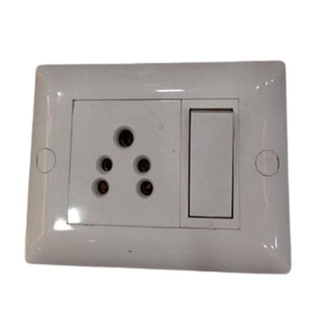 6 Amp Plastic 5 Pin Modular Switch Socket Combination For Home At Best Price In Mumbai Kirti