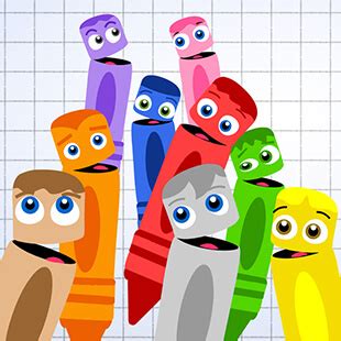 Color Crew Learn Colors With Cartoon Crayons Color Cognition
