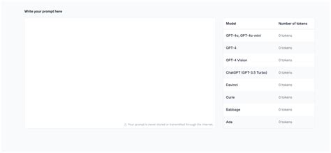 Prompt Token Counter Accurate Token Calculator For Gpt Prompts