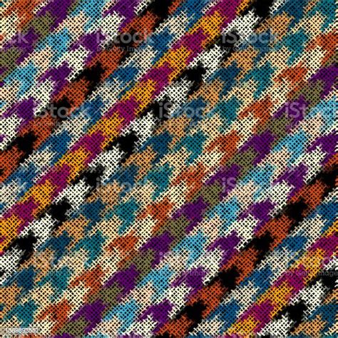 원활한 벡터 사각형 패턴입니다 추상적인 색 배경입니다 0명에 대한 스톡 벡터 아트 및 기타 이미지 0명 거즈 거친 Istock