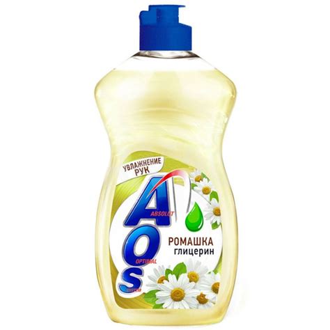 Aos ჭურჭლის სარეცხი ჟელე გლიცერინი გვირილა 450 გრ აოსი Extra Ge 643513