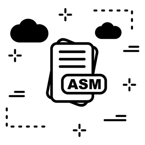 Asm File Format Icon Images Stock Photos D Objects Vectors Shutterstock
