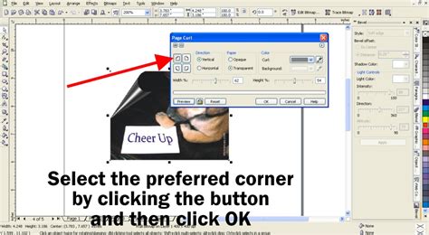 How To Create Page Curls Using CorelDraw My VA Journal