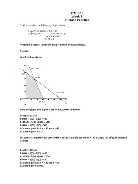Linear Programing Pdf Gasoline Hydrocarbons