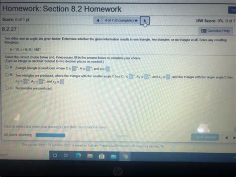 Solved Homework Section 8 2 Homework Score 0 Of 1 Pt 3 Of