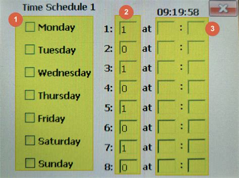 MultiDISPLAY Room Display Change Settings