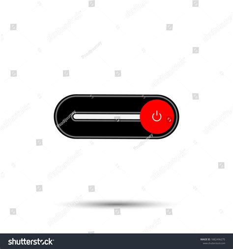 On Off Switch Toggle Slider Style Stock Vector Royalty Free 1882496275 Shutterstock