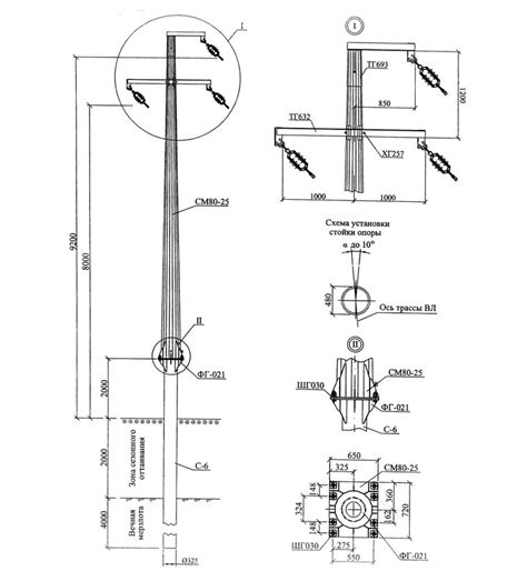 Купить Угловая промежуточная опора УПс10-12 - цены от производителя ...