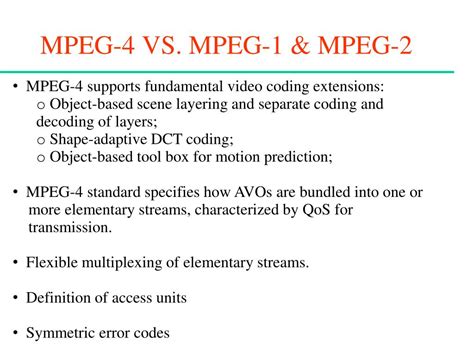 Ppt Multimedia Systems Lecture 8 Mpeg Video And Audio Powerpoint Presentation Id6580958