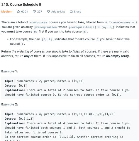 leetcode 207 course schedule this is bulidng upon thhe course… by
