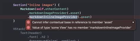 markdowninlineimageprovider not found · issue 195 · gonzalezreal swift