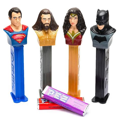 Dc Comics Justice League Pez Candy Packs 12 Piece Display Candy Store
