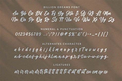 Billion Dreams Font Fonts Hut