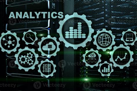 Technology Analytics Concept On Virtual Screen Big Data With Graph