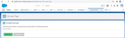 Open Lightning Component From Url Button In Lightning Salesforce Diaries
