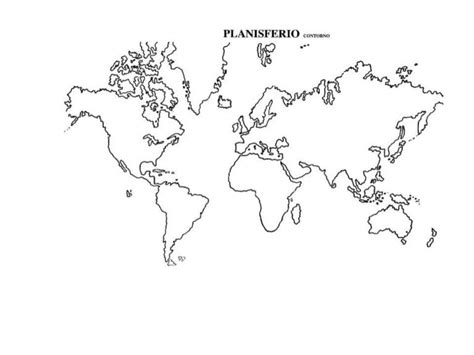 Planisferios Con Nombres Sin Nombres Y Contorno Descarga E Imprime