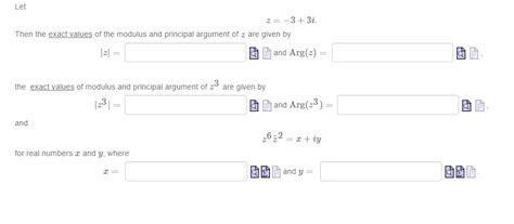 Solved Let Z I Then The Exact Values Of The Modulus Chegg